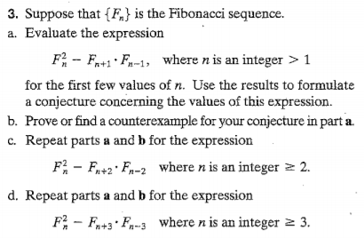 Solved 3. Suppose that (Fr is the Fibonacci sequence. a. | Chegg.com