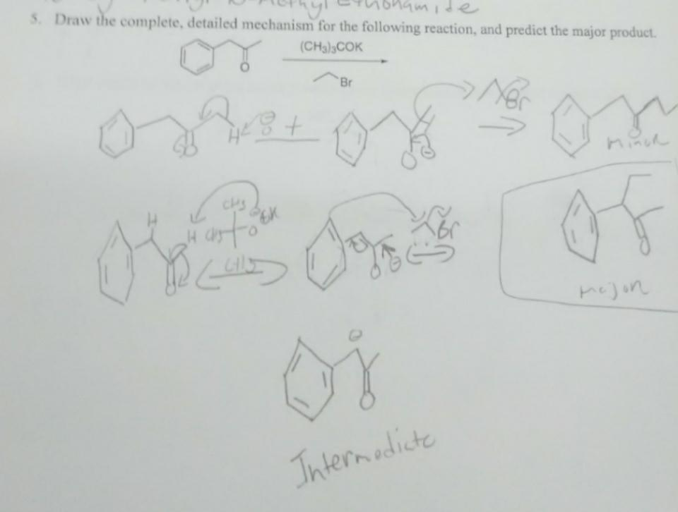 Solved 5. Draw the complete, detailed mechanism for the | Chegg.com