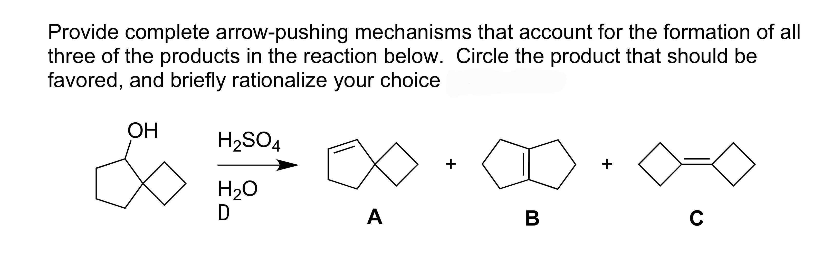 Solved Provide complete arrow-pushing mechanisms that | Chegg.com