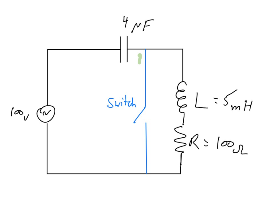Solved Consider the RCL circuit in the figure, with a | Chegg.com