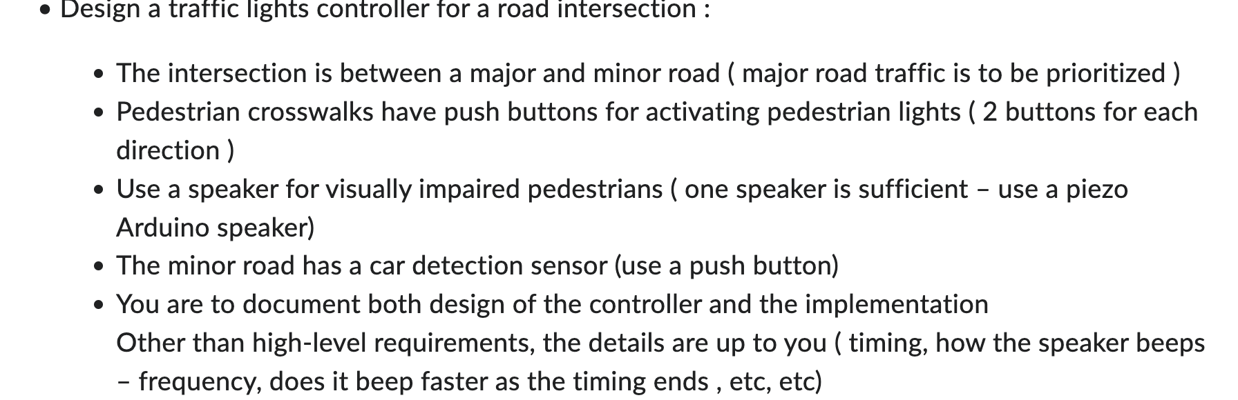 Solved - The intersection is between a major and minor road | Chegg.com