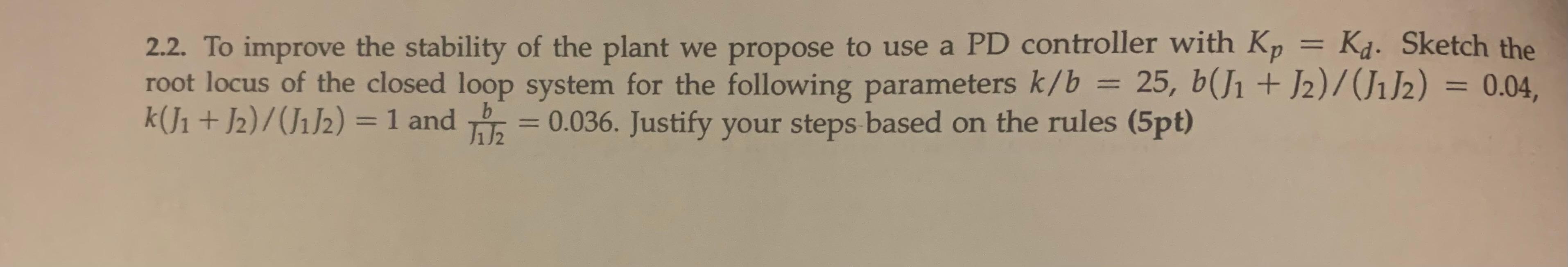 Solved 2.1. Let us consider the following linear system with | Chegg.com