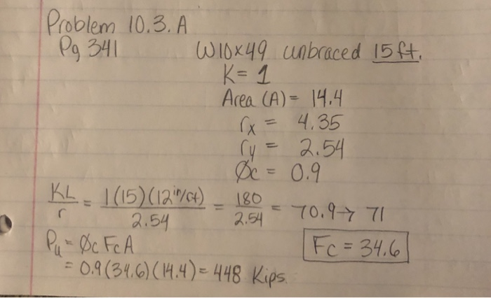 Determine the maximum factored axial compression load | Chegg.com