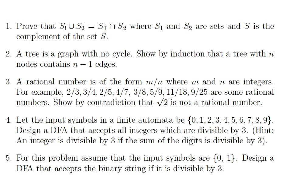 Solved = 1. Prove that SU S2 = Sin S2 where S1 and S2 are | Chegg.com