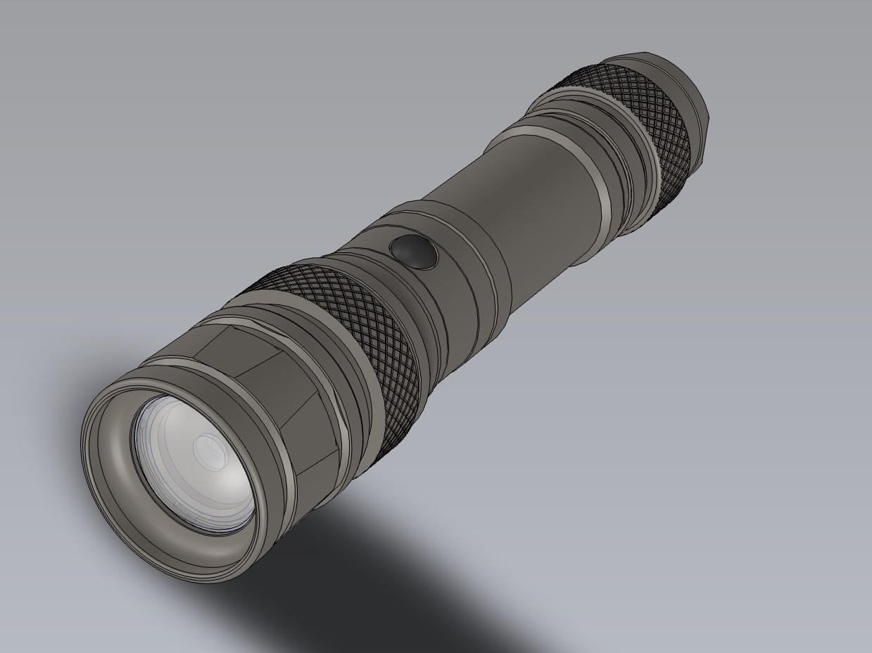 Solved Design a FLASHLIGHT/ Torchlight assembly. The | Chegg.com