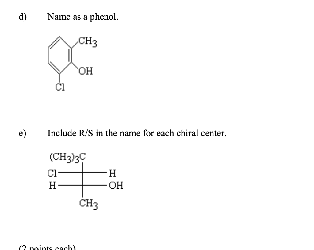 Solved Name as a phenol. CH3 X OH Include R/S in the name | Chegg.com
