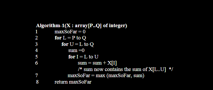 Solved Algorithm-1 Step Cost of each execution 1 2 3 4 5 6 7 | Chegg.com