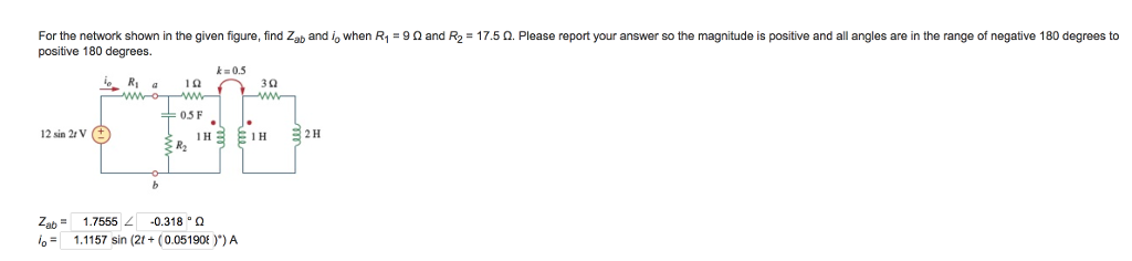 Solved For he network shown in the given figure find Zab and | Chegg.com
