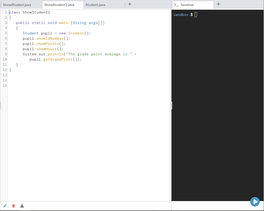 Solved 1. Create a class named that has fields for an ID | Chegg.com
