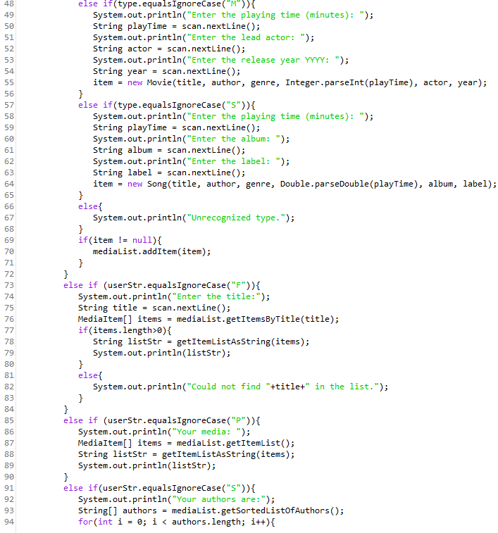 Hello, I need help completing 4 java methods and | Chegg.com