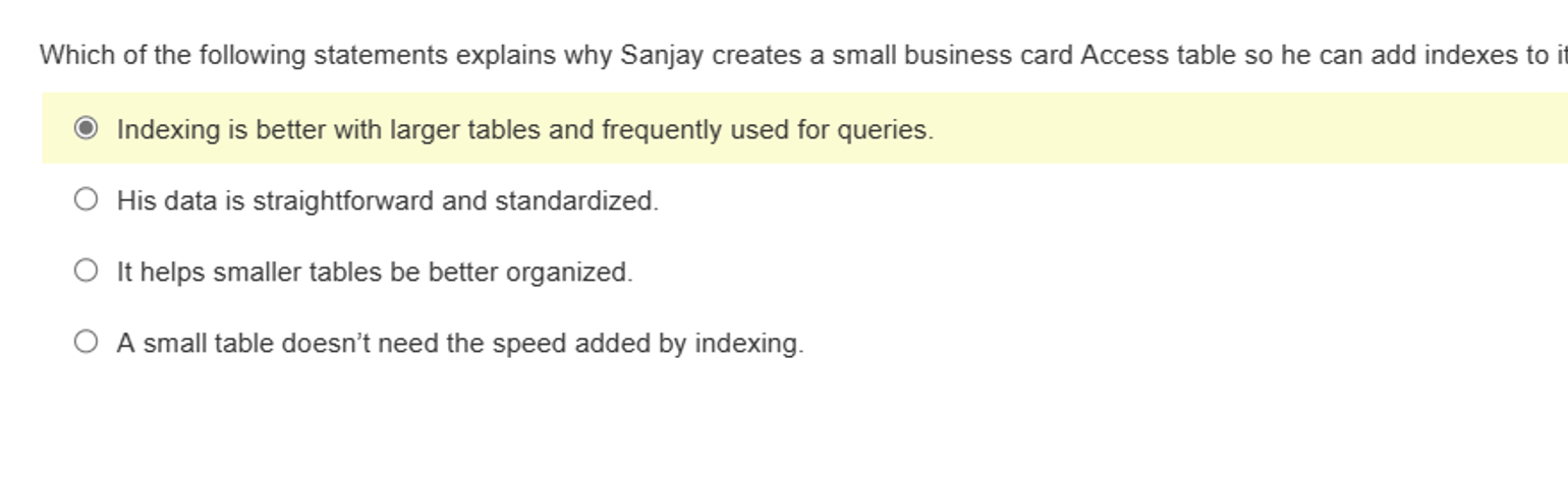 Solved Which of the following statements explains why Sanjay | Chegg.com