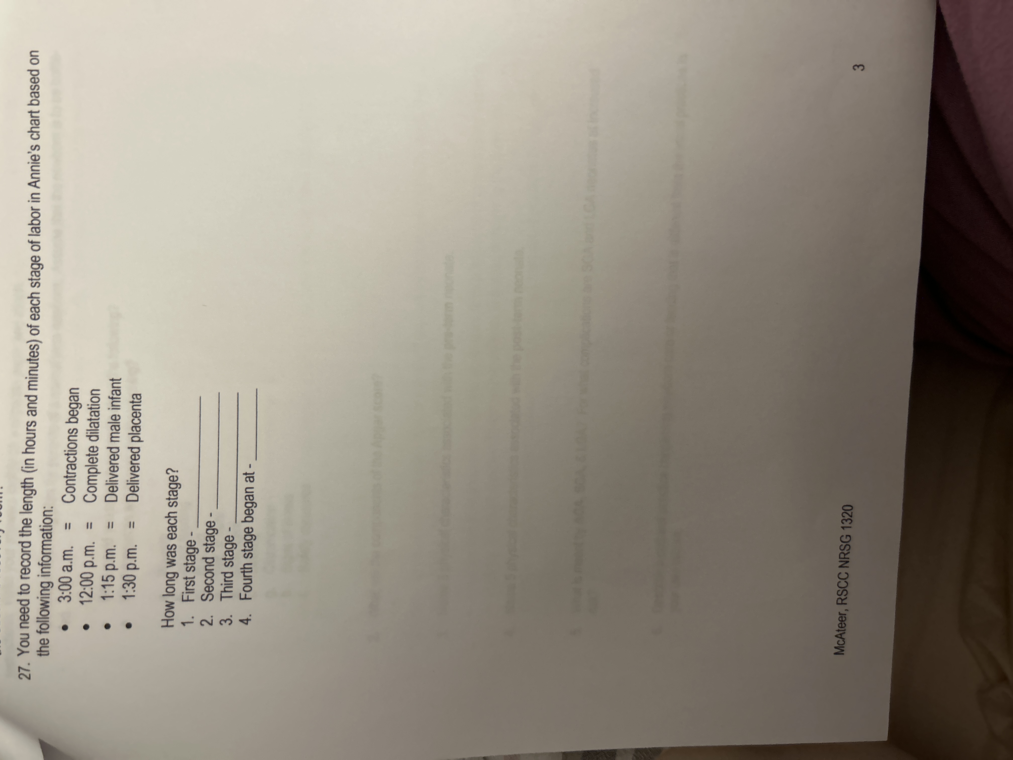 Solved You need to record the length (in hours and minutes) | Chegg.com