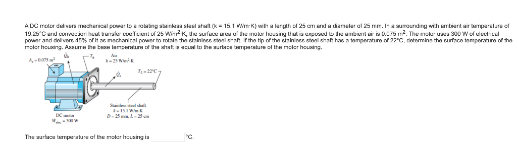 Solved A DC motor delivers mechanical power to a rotating | Chegg.com