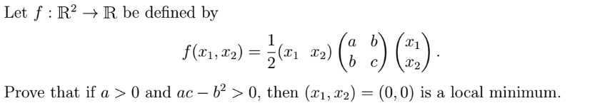 Solved Let f: R2 + R be defined by $(51,2)= f(«»