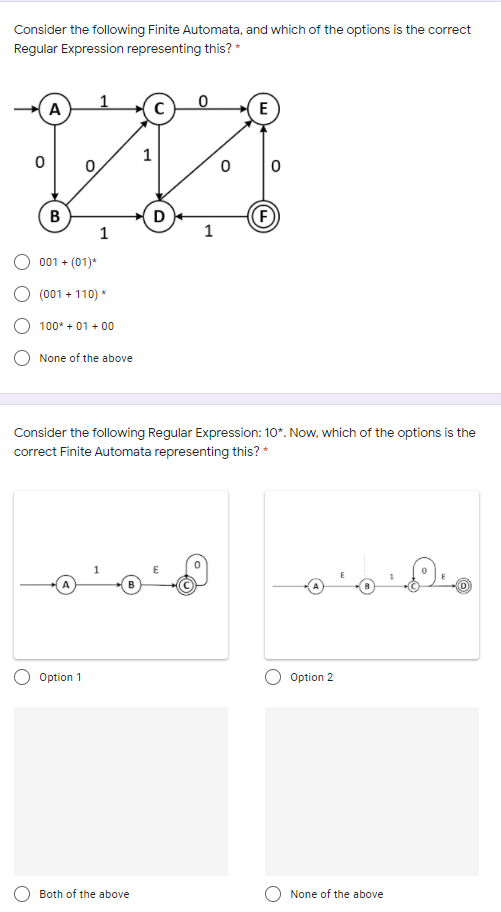 Solved Consider the following Finite Automata, and which of | Chegg.com
