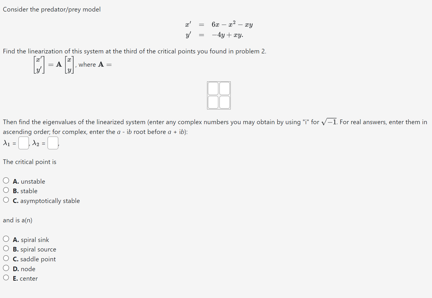 Solved This is a multiple-part question based on the | Chegg.com