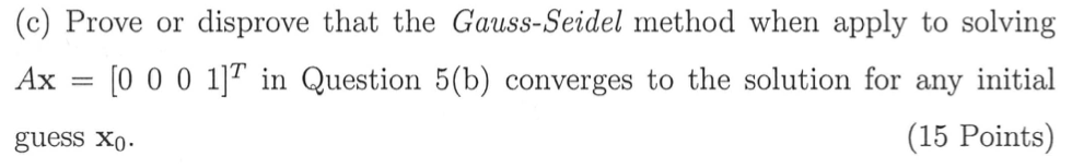 Solved 5. (a) Prove that if all n leading principal minors | Chegg.com