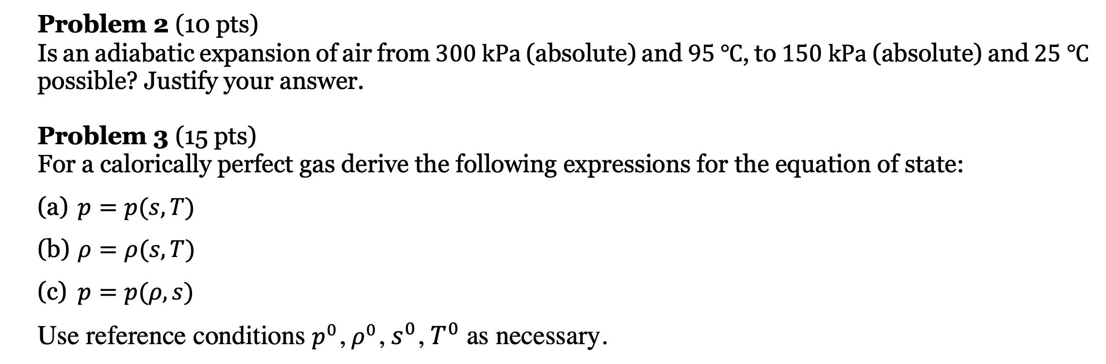 Solved Problem 2 (10 pts) Is an adiabatic expansion of air | Chegg.com