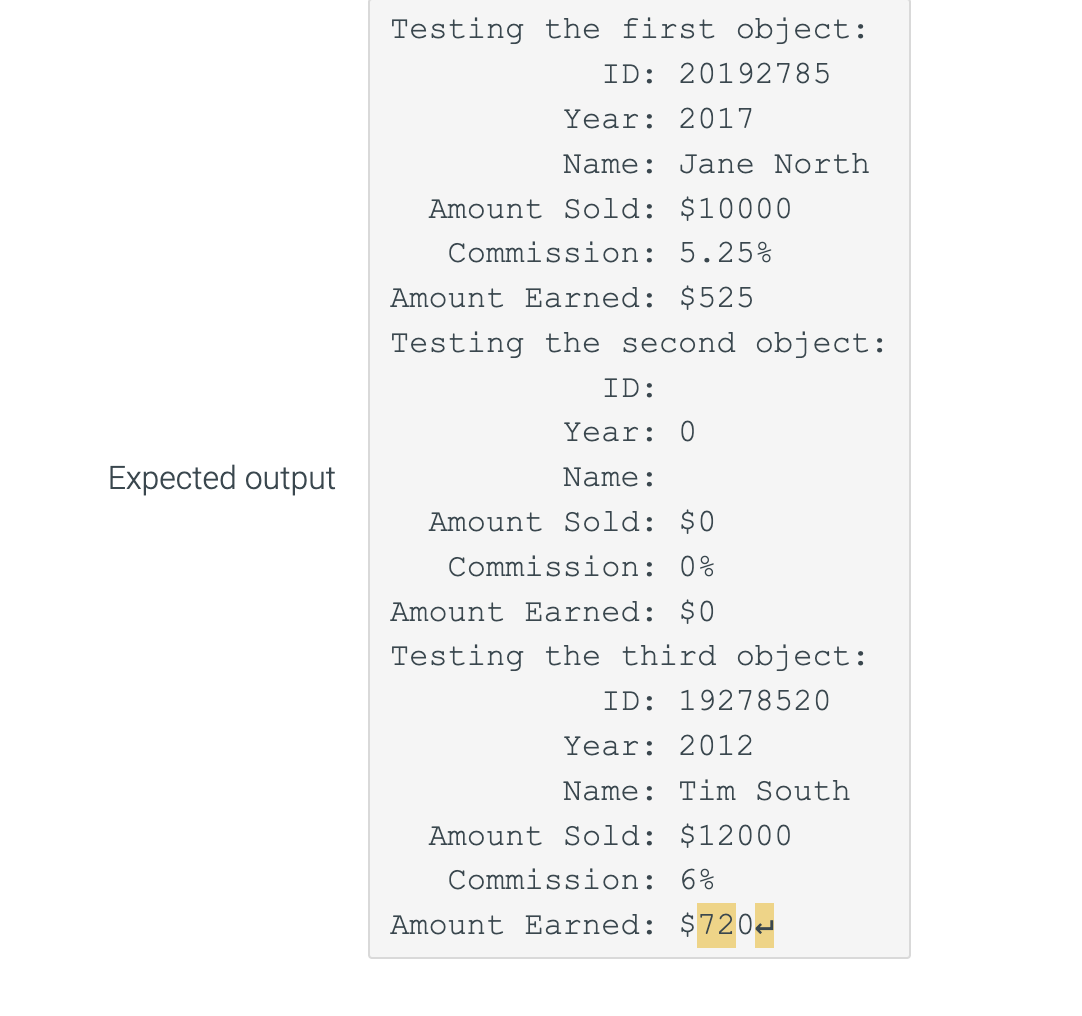 Solved 6.13 Lab: Sales Class Write a definition of a class | Chegg.com