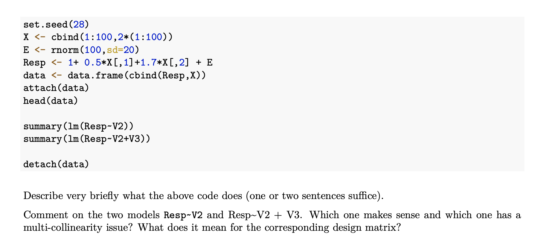 Solved : set.seed (28) X