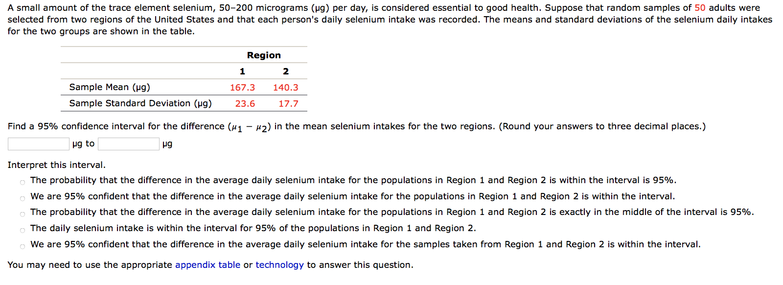 Solved A small amount of the trace element selenium, 50-200 | Chegg.com