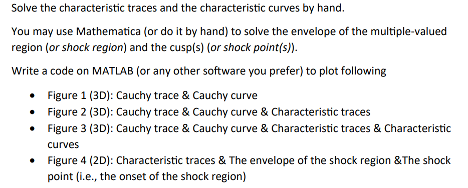 Solved Solve the following by hand to find characteristic | Chegg.com