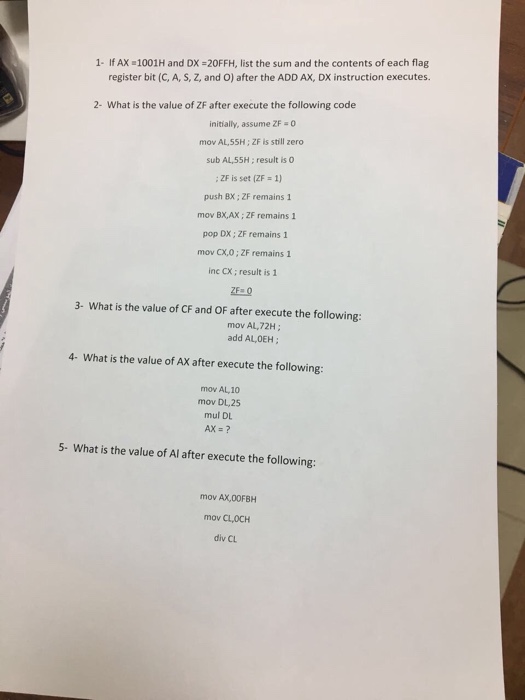 Solved microprocessors | Chegg.com