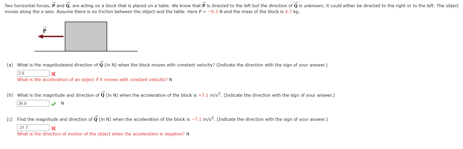 Solved moves along the x-axis. Assume there is no friction | Chegg.com