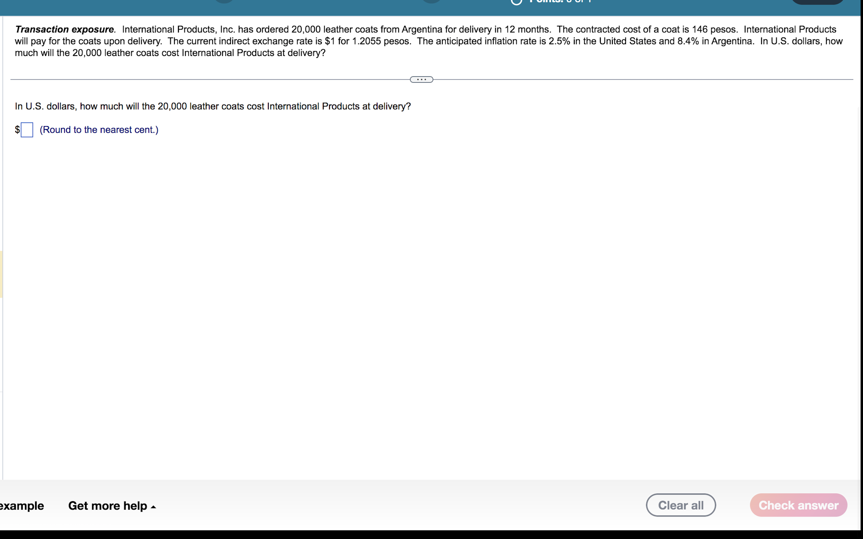 Solved Transaction exposure. International Products, Inc. | Chegg.com