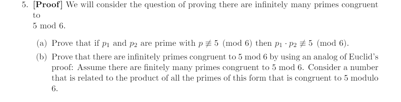 Solved [Proof] We will consider the question of proving | Chegg.com