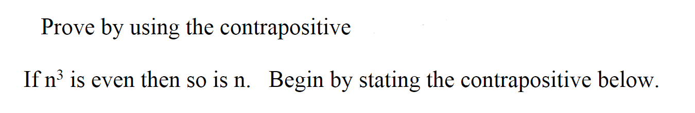 Solved Prove by using the contrapositive If nº is even then | Chegg.com