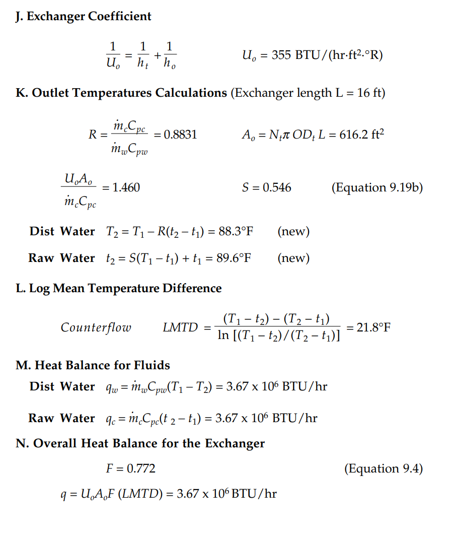 Solved For a shell and tube heat exchanger, is qw and qc | Chegg.com