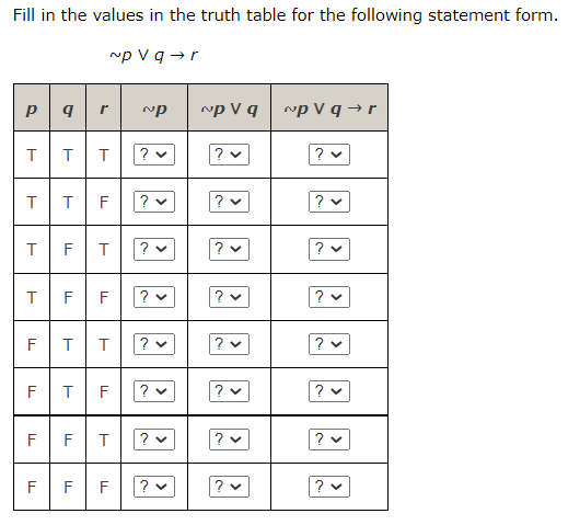 Solved Fill in the values in the truth table for the | Chegg.com