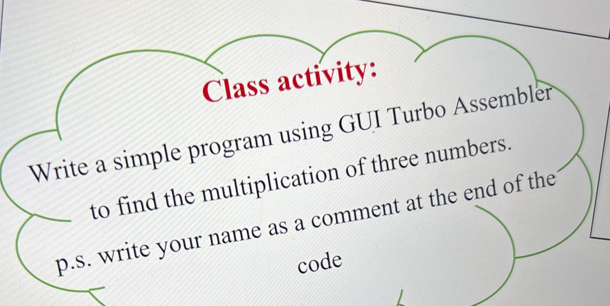 Solved activity : Write a simple program using GUI | Chegg.com Solved activity : Write a simple program using GUI | Chegg.com