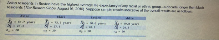 Solved b. Construct an ANOVA table. Assume life | Chegg.com