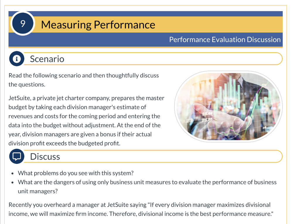 Solved Measuring Performance Performance Evaluation | Chegg.com
