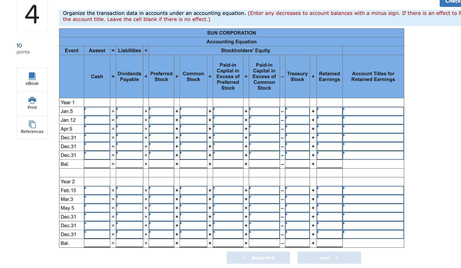 Solved 4 Problem 8-23A (Algo) Recording and reporting stock | Chegg.com