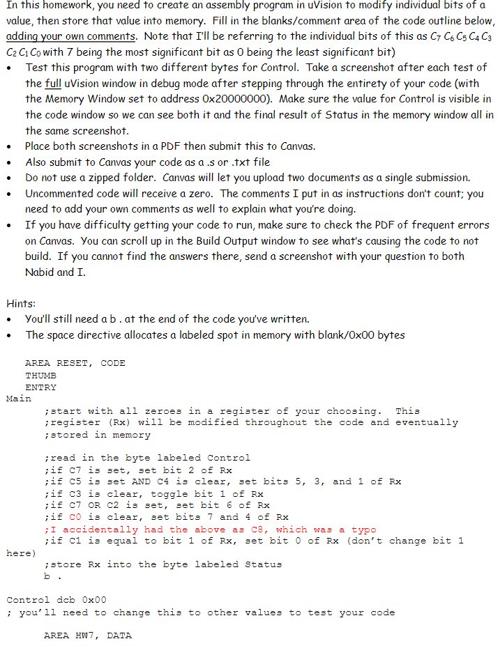 Solved In this homework, you need to create an assembly | Chegg.com