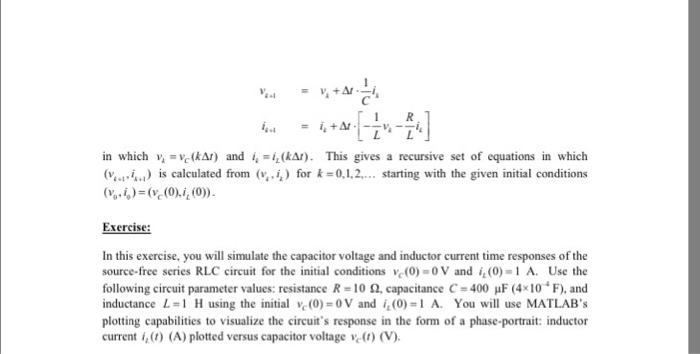 Solved Objective: To gain experience in using MATLAB as a | Chegg.com