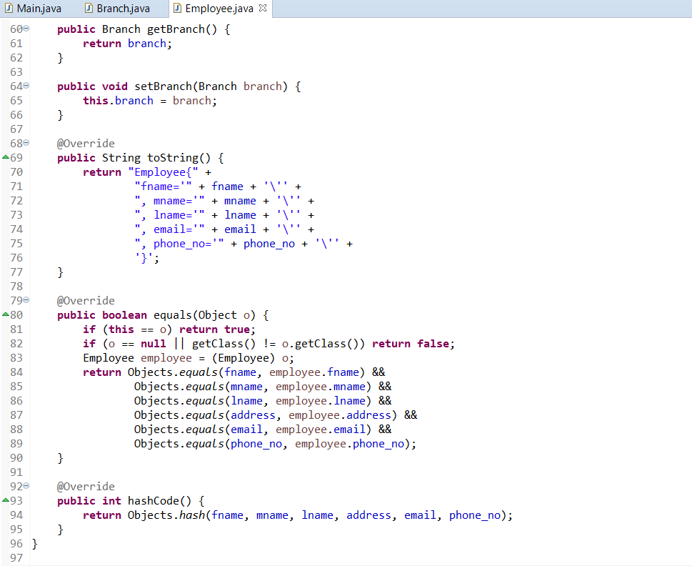 The code is in Java. Please complete the Task | Chegg.com