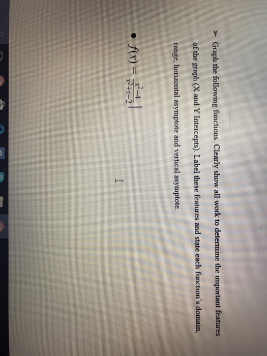 Solved Graph the following functions. Clearly to determine | Chegg.com
