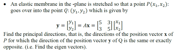 Solved An elastic membrane in the -plane is stretched so | Chegg.com