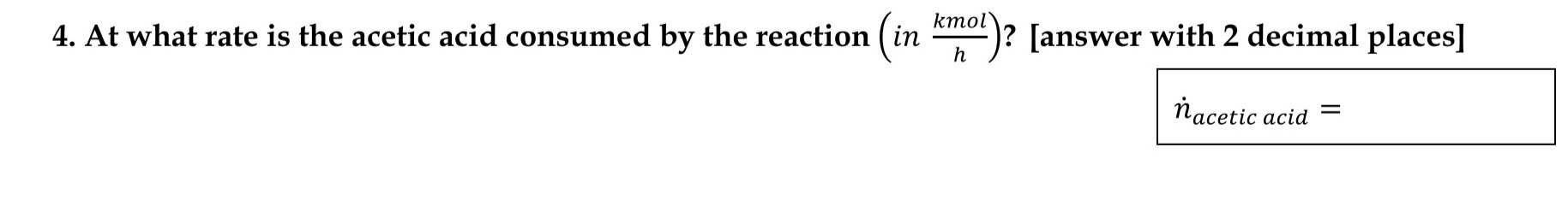 Solved Process 2 (slow reaction in CSTR) Consider CSTR | Chegg.com