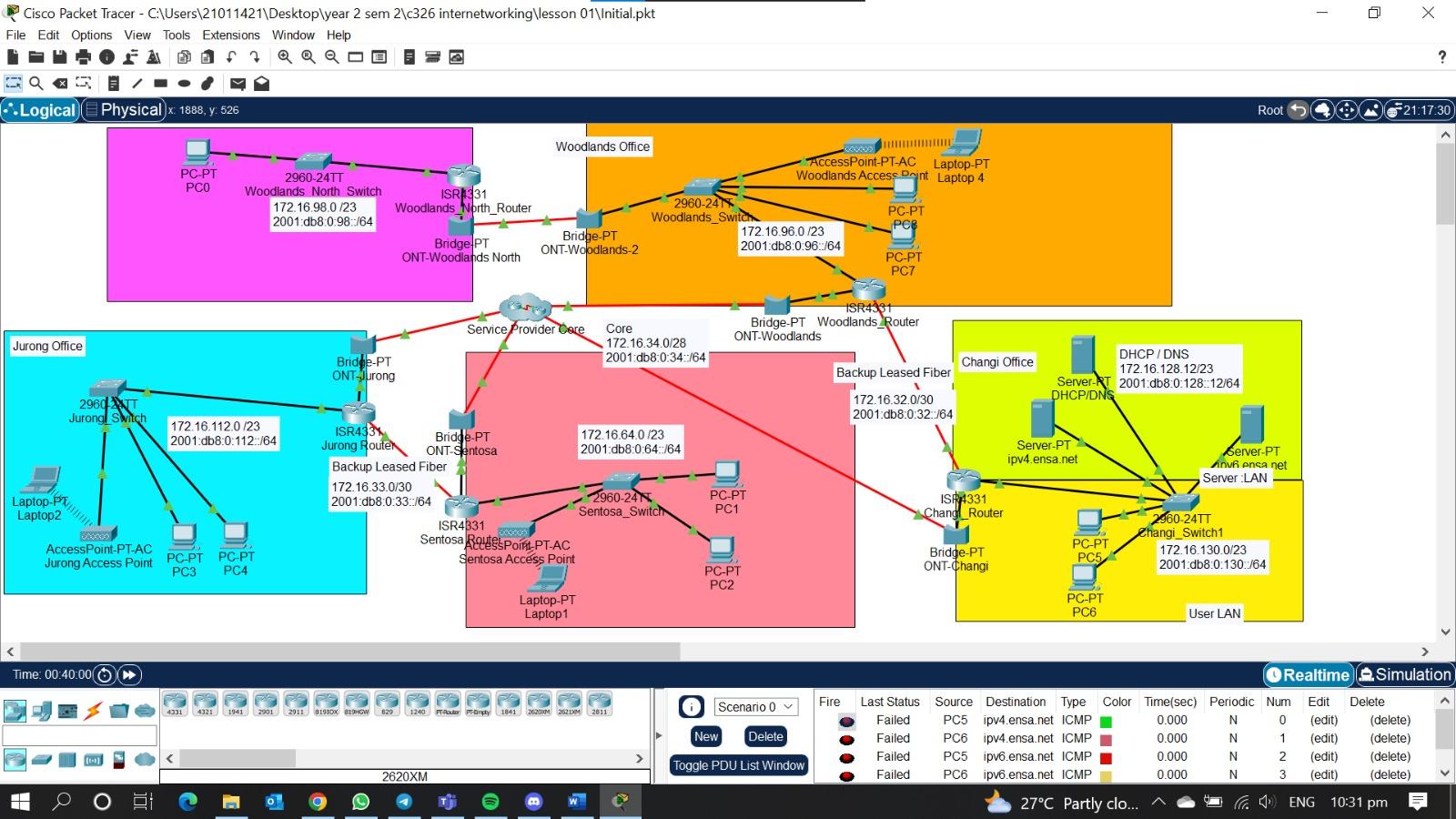 Solved 6) Open the file C326_LP1 Initial.pka. Are you able | Chegg.com