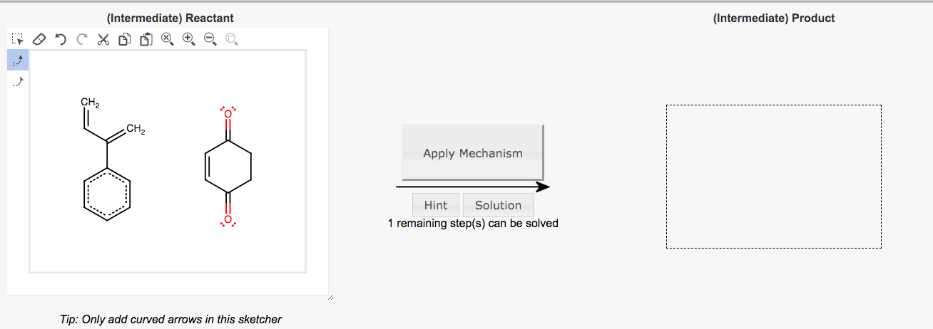 Solved (Intermediate) Reactant (Intermediate) Product Apply | Chegg.com