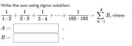 Solved Write the sum using sigma notation: 1+2 +3 +4 + ... + | Chegg.com