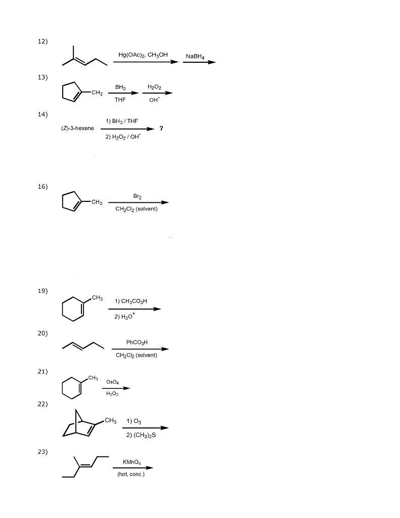 Solved . Predict all possible elimination products of an | Chegg.com