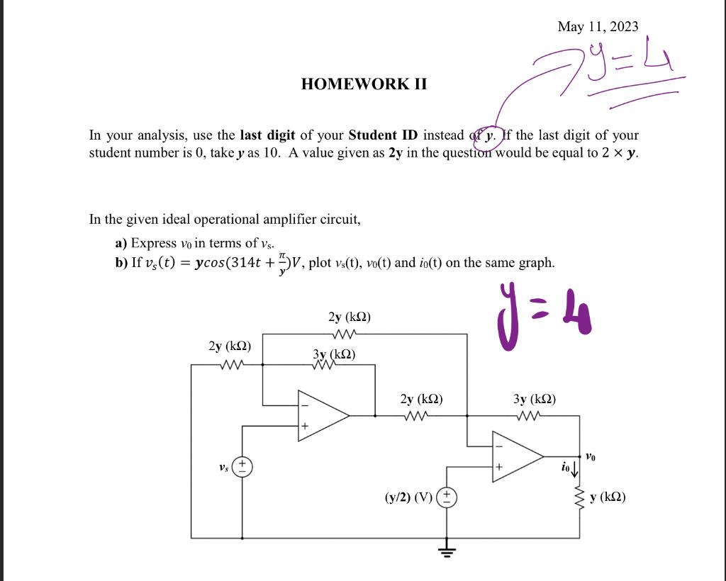 Solved HOMEWORK II In your analysis, use the last digit of | Chegg.com