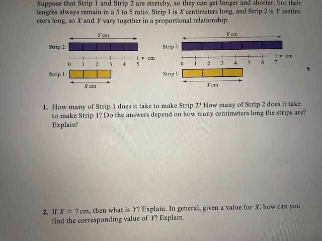 Solved Suppose that Strip 1 and Strip 2 are stretchy, so | Chegg.com