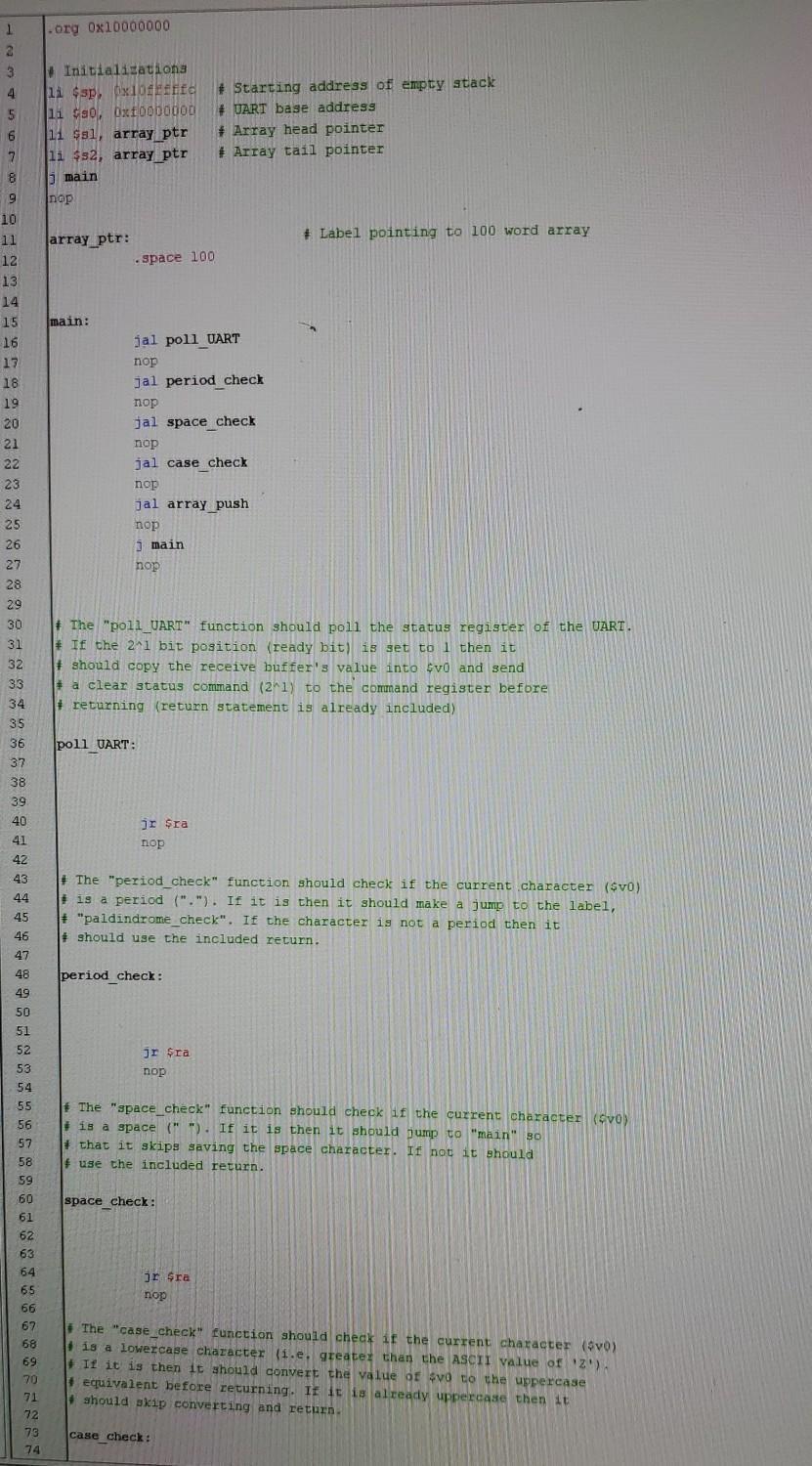 Solved Question: Assembly Language MIPS CSE 230 Project 3: | Chegg.com